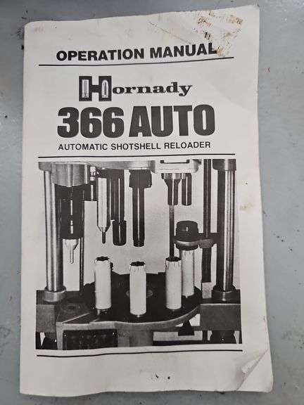 Hornady 366 Auto Shotshell Reloader - Kramer Auction LLC
