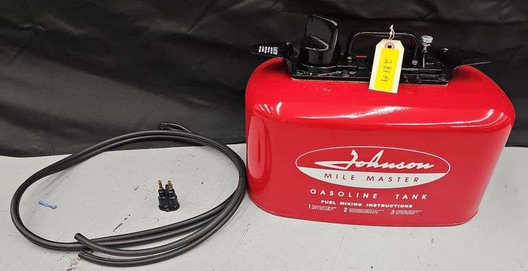 Restored Johnson Gas Can - Kramer Auction LLC