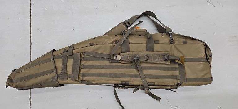 OD Green Midway USA 2 gun Drag Bag - Kramer Auction LLC