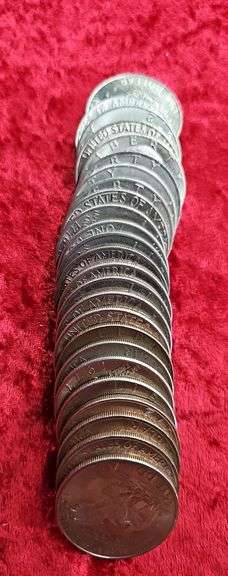 Lot of 25 Ike Dollar Coins - Kramer Auction LLC