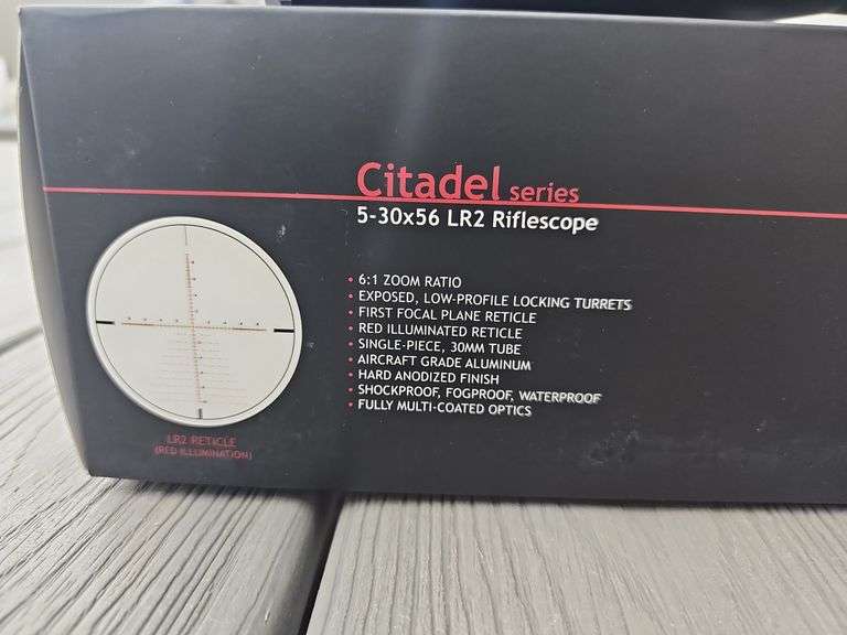 Sight Mark Citadel 5-30x56 LR2 Rifle Scope - Kramer Auction LLC