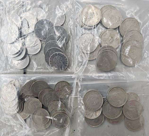 Lot of assorted Foreign Coins - Kramer Auction LLC