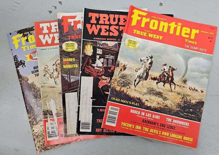large box of Frontier Times Western Magazines: circa 1970-1978 - Kramer ...