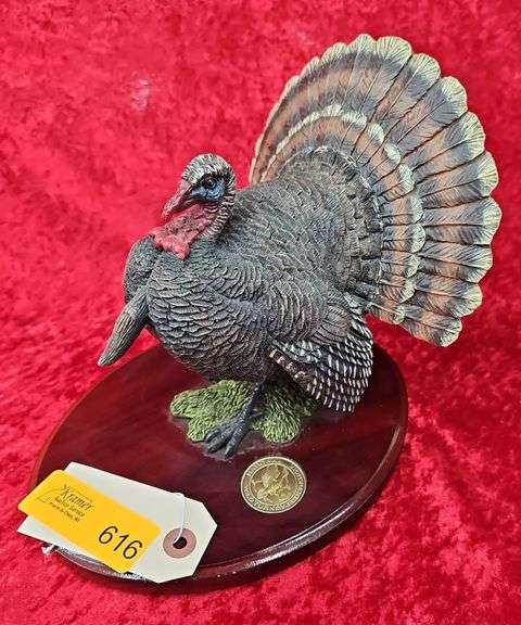 NWTF "Struttin Time" Resin Turkey Statue #10/1700 - Kramer Auction LLC
