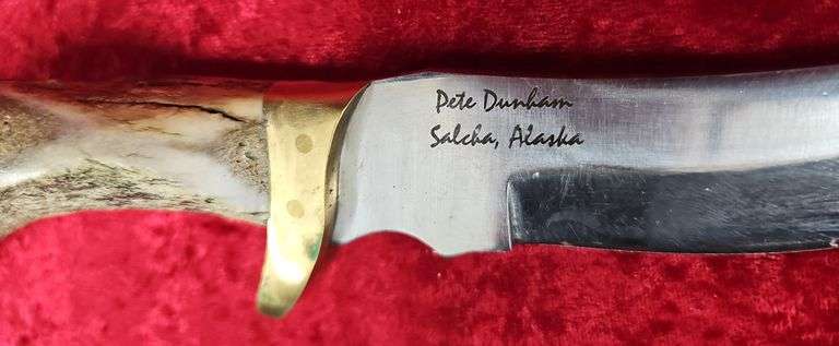 Pete Dunham Salcha Alaska Skinning Knife - Kramer Auction LLC