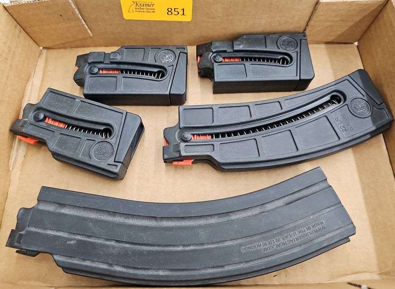 Lot of Smith & Wesson 22 Caliber Magazines - Kramer Auction LLC