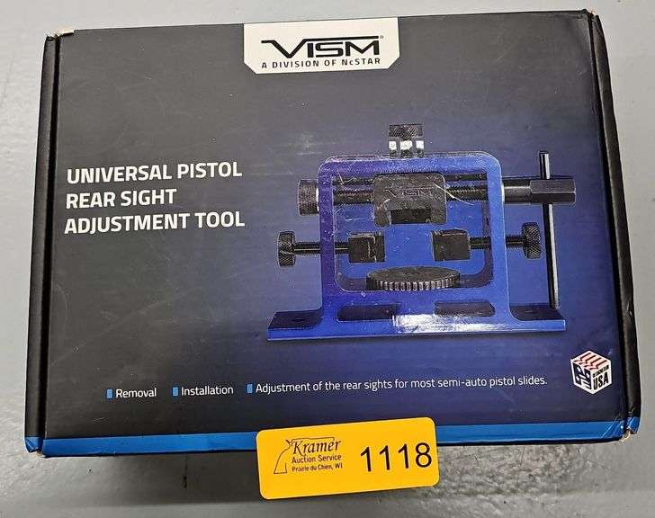 Universal Pistol Rear Sight adjustment Tool - Kramer Auction LLC