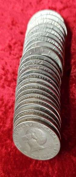 Lot of 25 Ike Dollar Coins - Kramer Auction LLC