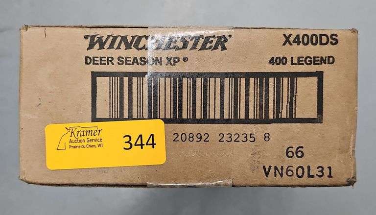 200 ct Winchester Deer Season XP 400 Legend Ammo - Kramer Auction LLC