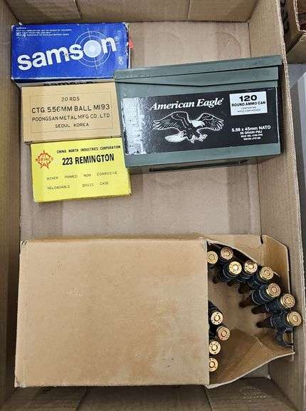 lot of assorted AR & Blank Ammo - Kramer Auction LLC