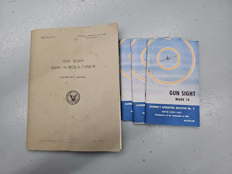 US Navy Mark 14 Mod 8 Gun Sight - Kramer Auction LLC