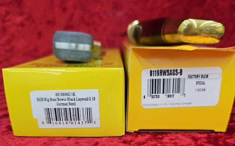 Pair of NIB PUMA & Buck Knives - Kramer Auction LLC