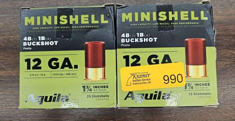 50 ct of 12 ga. Mini Shells - Kramer Auction LLC