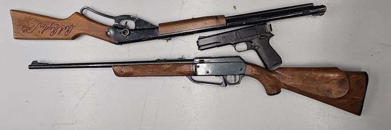 lot of 3 BB Guns includes Daisy Red Rider - Kramer Auction LLC