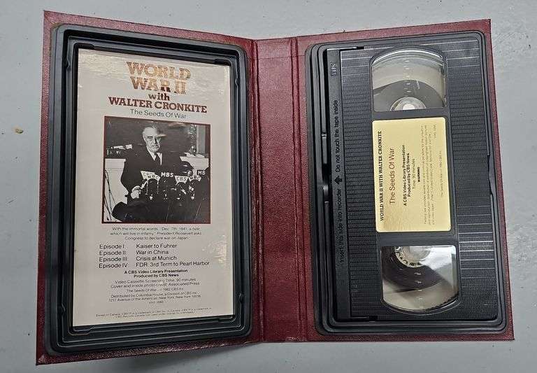 Lot of 11 WWII Documentary VHS Tapes - Kramer Auction LLC
