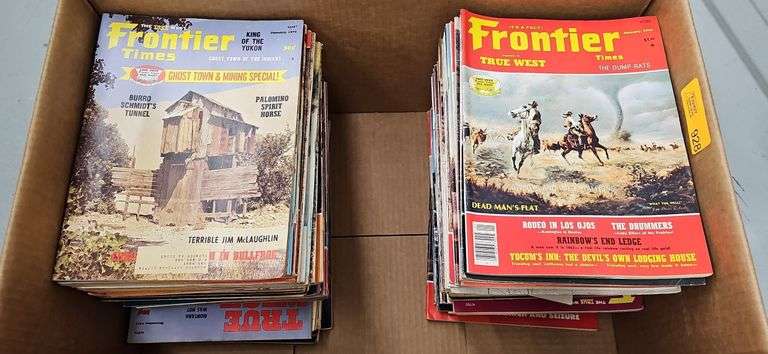 large box of Frontier Times Western Magazines: circa 1970-1978 - Kramer ...
