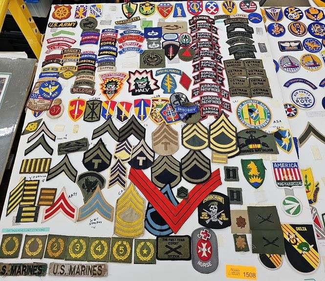 Lot of Military Patch Display Boards - Kramer Auction LLC