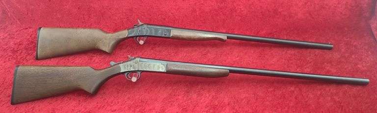 Pair of Single Shot Shotguns - Kramer Auction LLC