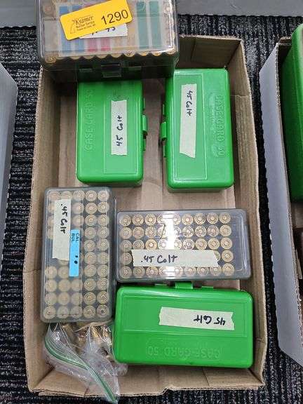 Large lot of 45 Colt Reloads - Kramer Auction LLC
