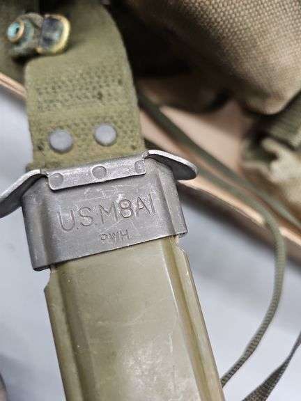 US M14 Belt Rig w/ 4 Mil-spec Magazines - Kramer Auction LLC