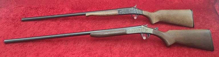Pair of Single Shot Shotguns - Kramer Auction LLC