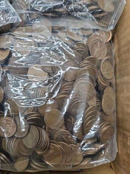 24 lbs of assorted Wheat Pennies - Kramer Auction LLC