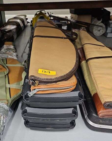 Lot of 3 Hard & 2 Soft Rifle Cases - Kramer Auction LLC