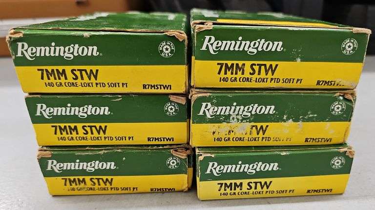 120 rds of Remington 7mm STW Brass - Kramer Auction LLC