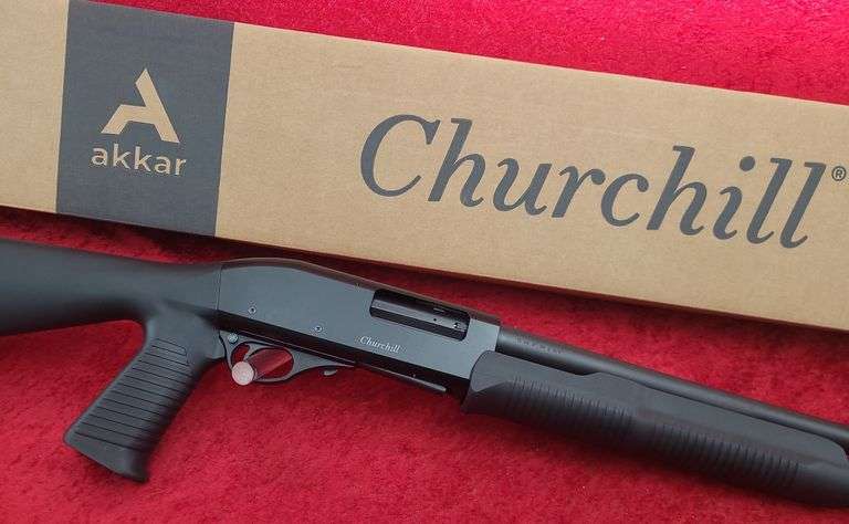 NIB Churchill AKKAR Model 612 Home Defense 12 ga. Shotgun - Kramer ...