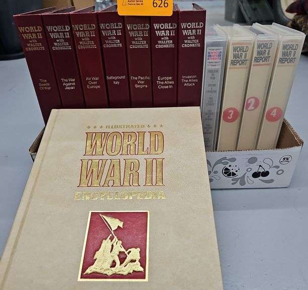 Lot of 11 WWII Documentary VHS Tapes - Kramer Auction LLC