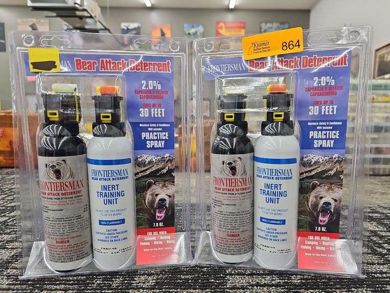 Pair of new 2 pack Bear Spray - Kramer Auction LLC