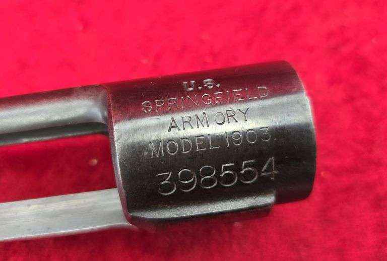 Springfield 1903 receiver. Springfield 1903 Receiver - Kramer Auction LLC
