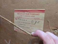 NOS TIMKEN Heating Adver. Sign - Kramer Auction LLC