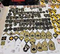 Lot of Military Patch Display Boards - Kramer Auction LLC