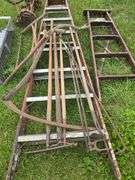 Vintage Ladders, Hand Tools & Trap lot - Kramer Auction LLC