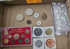 Lot of assorted Commemorative Coins - Kramer Auction LLC
