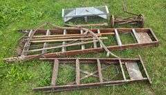 Vintage Ladders, Hand Tools & Trap lot - Kramer Auction LLC
