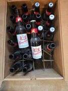 4 cases Vintage Beer Bottles & Cardboard Cases - Kramer Auction LLC