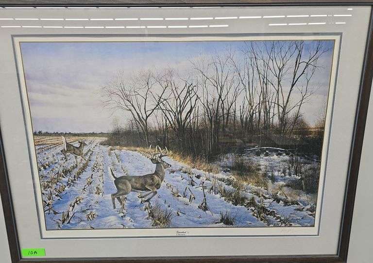 "Spooked" Framed Print by Buzz Balzer - Kramer Auction LLC