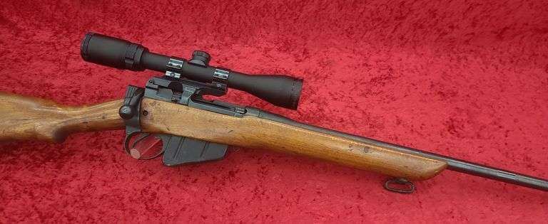British No. 4 MK1 Sporter 303 British Rifle w/scope - Kramer Auction LLC