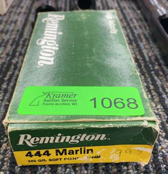 20 rds Remington 444 Marlin Ammo - Kramer Auction LLC