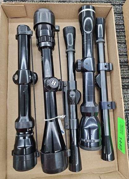 Lot of 5 vintage Gun Scopes - Kramer Auction LLC