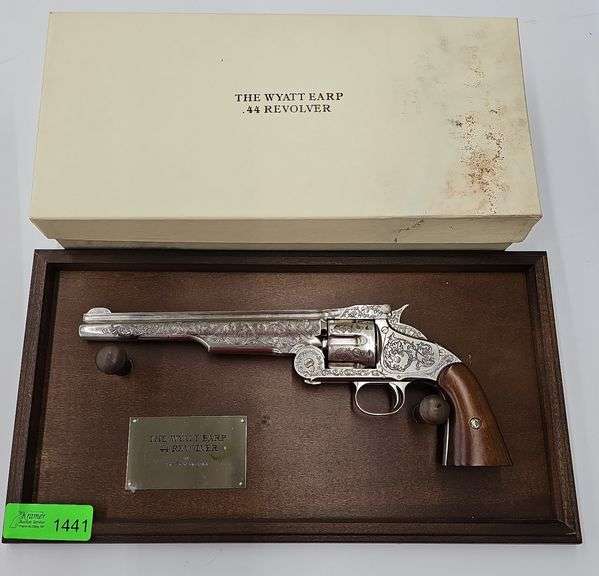 Reproduction Wyatt Erp Revolver (non-gun) - Kramer Auction LLC