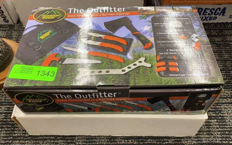 Outdoor Edge Butcher Kit & Fletching Tool - Kramer Auction LLC