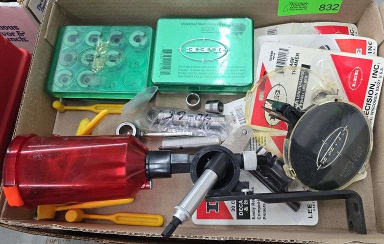 2 flats of Reloading & Cleaning Supplies - Kramer Auction LLC