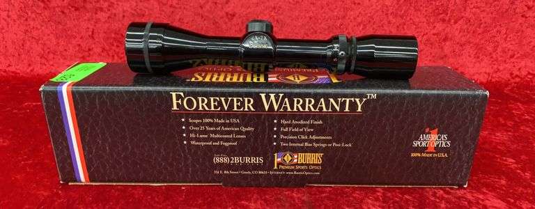 Burris LER 2X-7X Rifle Scope - Kramer Auction LLC