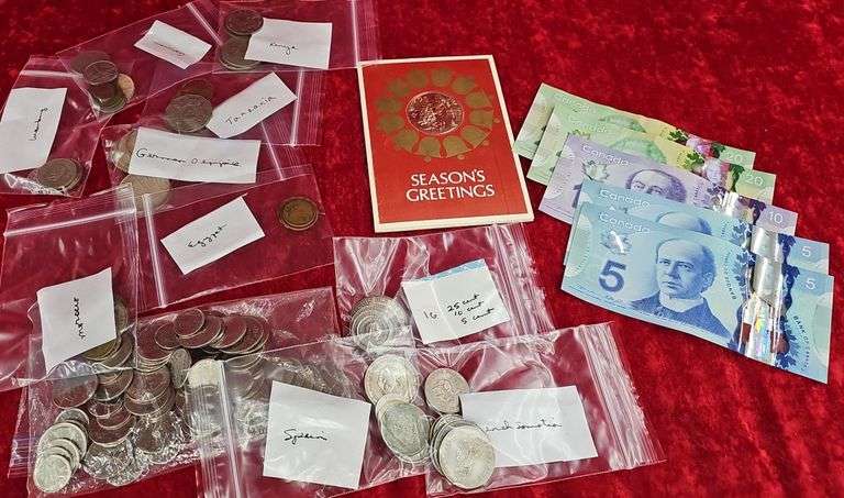 Large Lot of Various Foreign Coins - Kramer Auction LLC