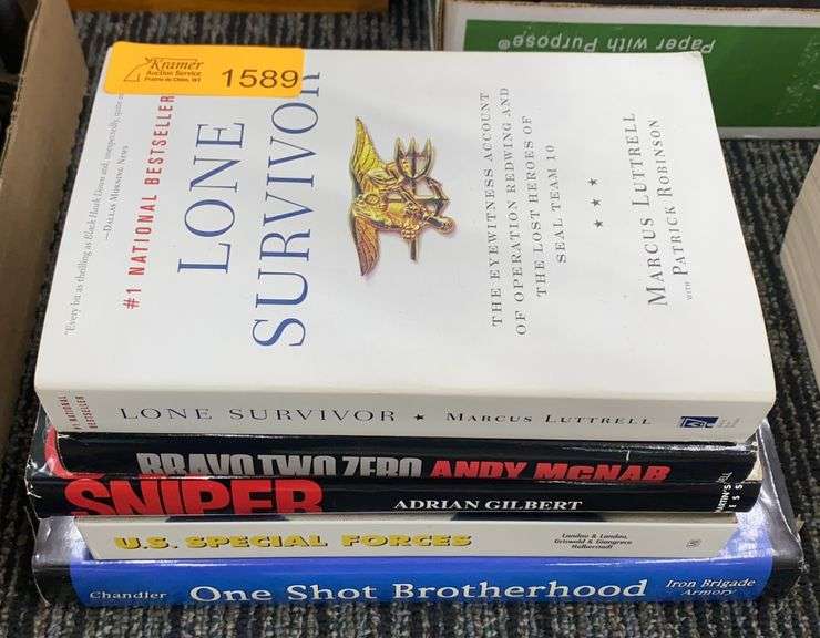 Lot of 5 US Military Books - Kramer Auction LLC
