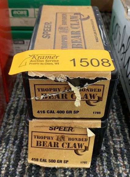 50 ct Speer 416 cal. Bullet Heads - Kramer Auction LLC
