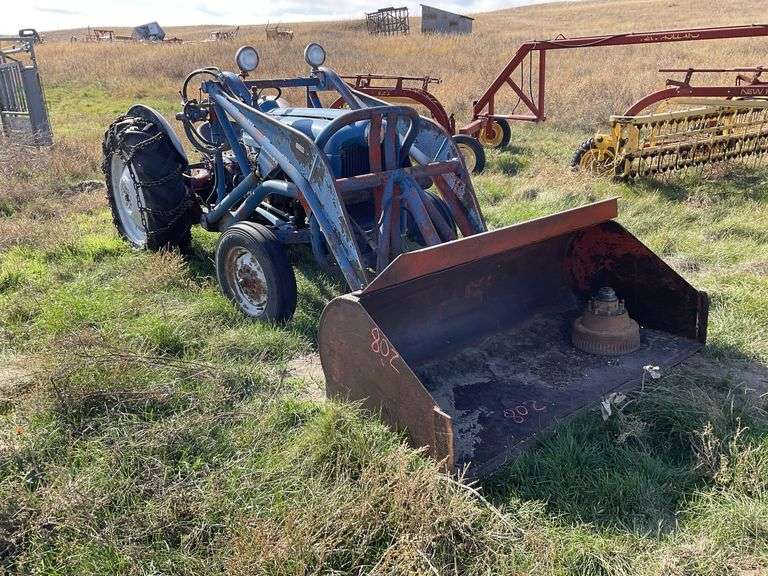 Ford Golden Jubilee Tractor with Loader - Kraupie's Real Estate ...